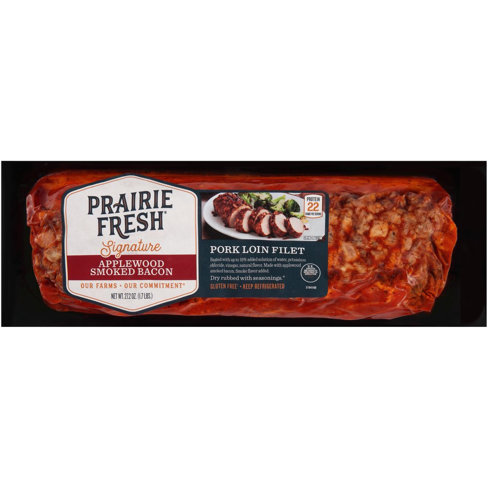 Pork Loin Filet With Applewood Bacon - Prairie Fresh